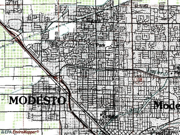Zip Code Map For Modesto Ca - United States Map