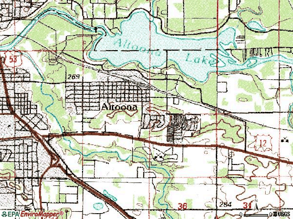 870 22nd Street Altoona Zip Code Map - Map