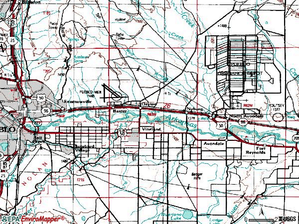 Pueblo Colorado Zip Code Map - Map