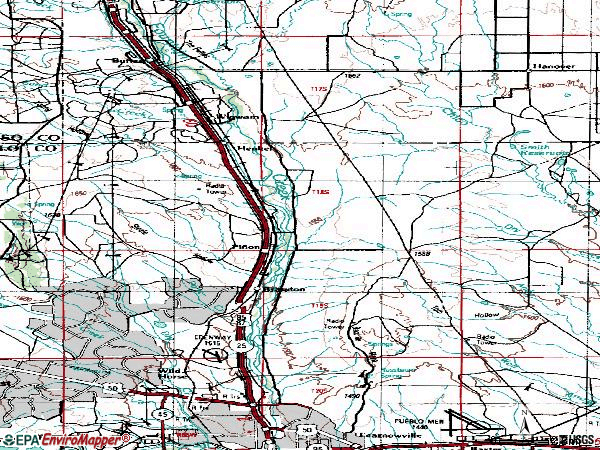 Pueblo Colorado Zip Code Map - Map