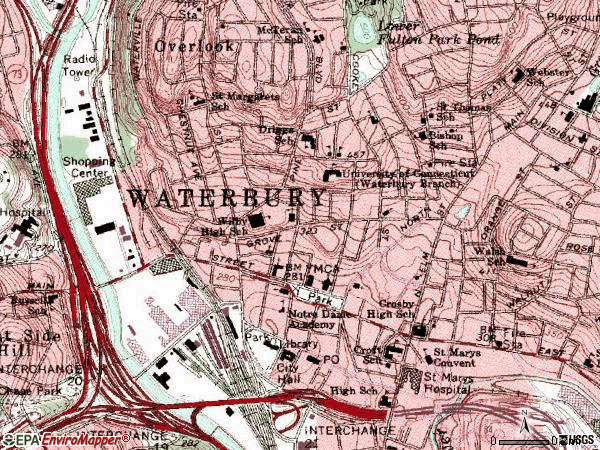 Waterbury Ct Zip Code Map - Map