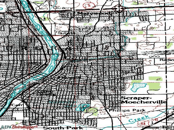 Aurora Illinois Zip Code Map - Map