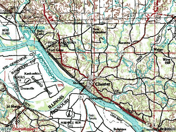 62233 Zip Code (Chester, Illinois) Profile - homes, apartments, schools ...