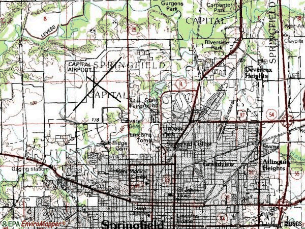 Springfield Il Zip Code Map - Map
